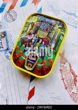 Comur Sardines tin from the flagship store in Times Square "The ...