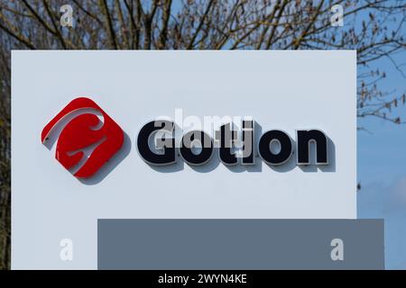 Gotion company's building logo, High-Tech Company Limited, manufacturer ...