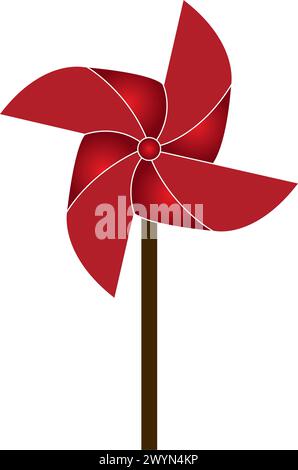 paper Windmill icon linear vector graphics sign or symbol set for web app ui Stock Vector Image ...
