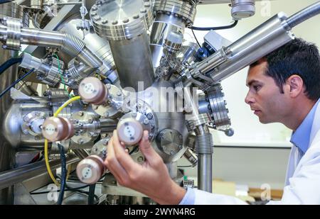 Researcher. Surface spectrometer, Photoelectron spectroscopy, Auger ...
