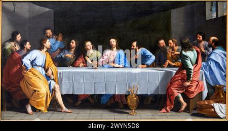 "The Last Supper" known as "The Small Last Supper", 1648, Philippe de ...