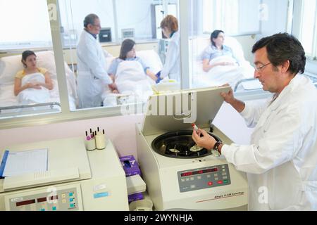 Experimental phase clinical trial, Processing of biological samples ...