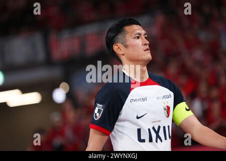 Tokyo, Japan. 7th Apr, 2024. (L to R) Kuryu Matsuki (FC Tokyo), Ikuma ...
