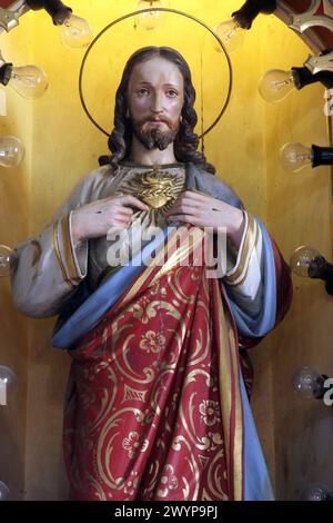 Saint Elijah, statue on the Altar of the Precious Blood of Christ in ...