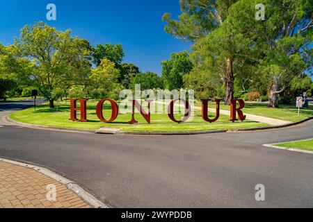 Landscapes in Springvale Botanical Cemetery, Melbourne, Australia Stock ...