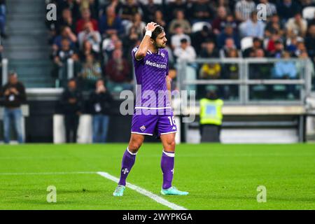 Luca RANIERI of Fiorentina during the Italian championship Serie A ...
