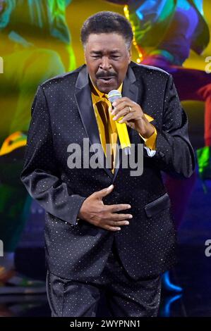 George McCrae in der Rai TV-Show 'I migliori anni' in den Fabrizio ...
