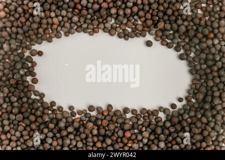 Brown Mustard Seeds Also Know as Rai Spice Background Stock Photo - Alamy