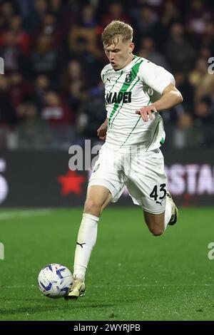 Sassuolo’s Josh Doig during the Serie A soccer match between Sassuolo ...