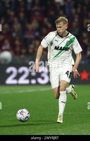 Sassuolo’s Josh Doig during the Serie A soccer match between Sassuolo ...