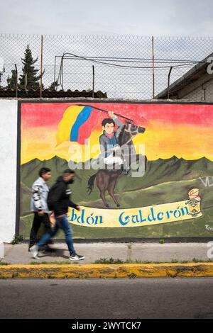 Murals, Calderon, Quito, Pichincha, Ecuador Stock Photo - Alamy