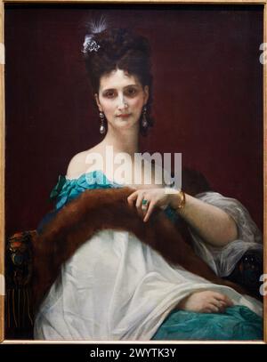 The 'Comtesse de Keller' by Alexandre Cabanel is an elegant portrait of ...