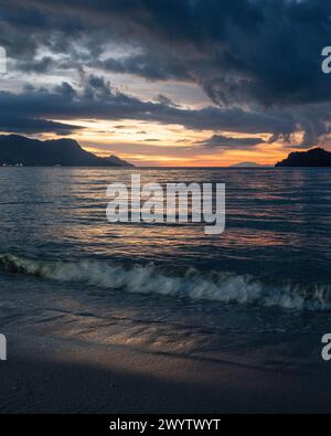 Sunset from Tanjung Rhu Beach, Pulau Langkawi, Kedah, Malaysia, Asia ...