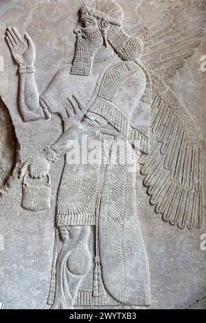 Palace Relief, Reconstruction of Assyrian Palace, Pergamon Museum ...