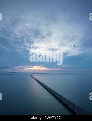 Aerial view of Pulau Pinang bridge Stock Photo - Alamy