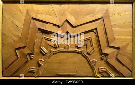 Wooden diagram-model of a military fortification structure Stock Photo ...