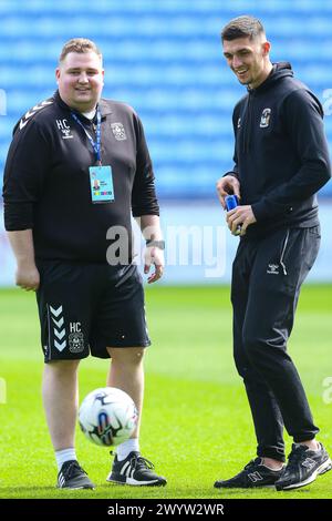 Coventry City's Bobby Thomas (right) and Preston North End's Stefan Teitur Thordarson battle for ...