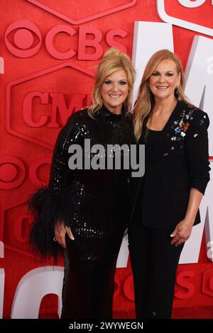 Trisha Yearwood and Beth Bernard attend the 2024 CMT Music Awards at ...