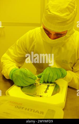 Grounding the substrate to the wafer holder, clean room, e-beam ...