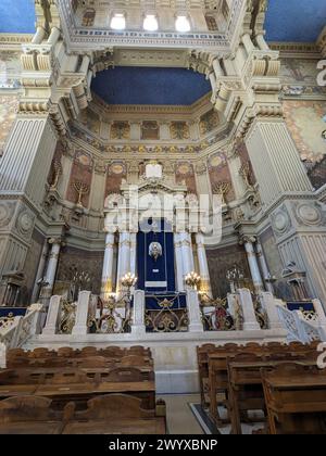 Interior of the Great Synagogue of Rome, the Tempio Maggiore Stock ...