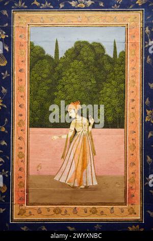 Mughal miniature painting, Islamic Art, India, Pergamon Museum, Berlin ...