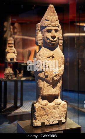 God of pulque, fermented agave sap. Culture Huastéque. Mexico. Musée du ...