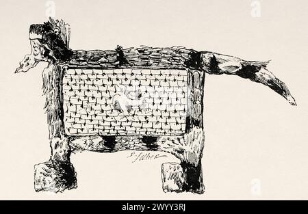 Wasp torture, Wayana Indians tribe, French Guiana, South America ...