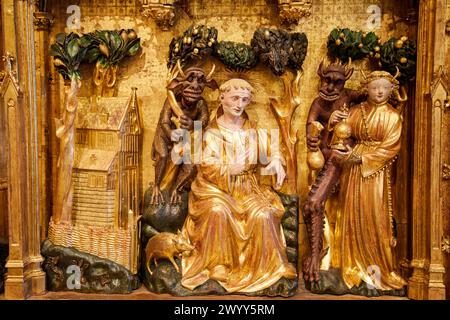 Retable des Saints et Martyrs, Salle des Retables de la chartreuse de ...