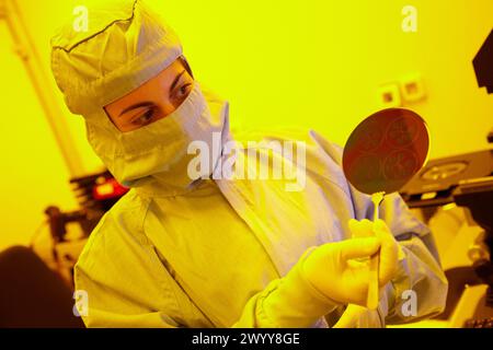 Silicon wafer, Automated Mask alignment system, photolithography ...