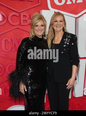 Trisha Yearwood and Beth Bernard attend the 2024 CMT Music Awards at ...