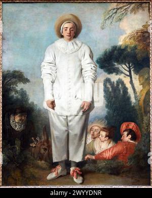 "Pierrot, formerly known as Gilles", 1718-1719, Jean-Antoine Watteau ...