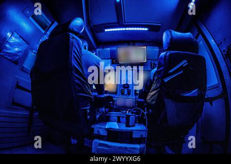 Unmanned Aircraft System (UAS) Operators assigned to Company D, 82nd ...