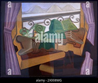 Juan Gris - Open Window with Hills 1923 Stock Photo - Alamy