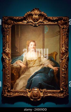 Portrait painting of Charlotte de Hesse-Rheinfels by Jean-Marc Nattier ...