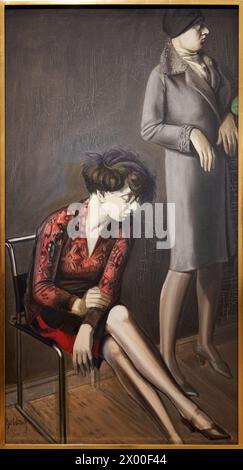 "Twice Hilde II", 1929, Karl Hubbuch, Thyssen Bornemisza Museum, Madrid ...