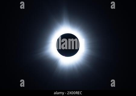 Tupper Lake, USA. 08th Apr, 2024. View of total solar eclipse hosted by ...