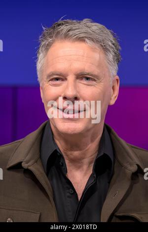 Das Erste, April 8, 2024, Joerg Pilawa, TV presenter, guest at ...