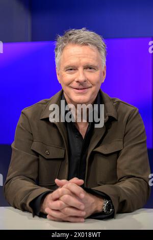 Das Erste, April 8, 2024, Joerg Pilawa, TV presenter, guest at ...