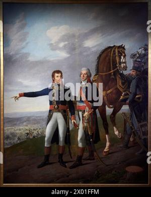 General Bonaparte and his chief of staff general Berthier at the battle ...