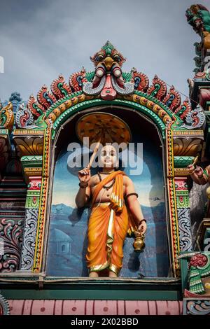 Sri Khrishnan Temple, Waterloo Street, Singapore, Asia Stock Photo - Alamy