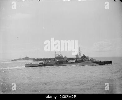 HM SHIPS AS SEEN FROM HMS ASHANTI. MARCH 1942, ON BOARD THE TRIBAL ...