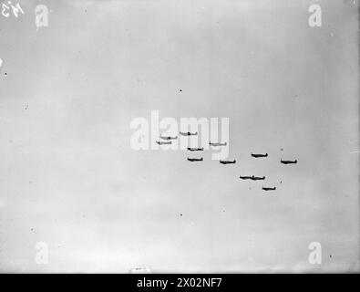 SEAFIRES ON BOARD THE AIRCRAFT CARRIER HMS FURIOUS AT SEA. AUGUST 1944 ...