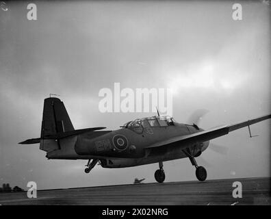 WITH THE FENCER AT SEA. OCTOBER 1944, ON BOARD THE ESCORT CARRIER HMS ...