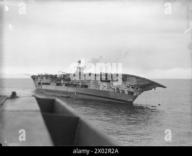 THE SINKING OF HMS ARK ROYAL, 13 NOVEMBER 1941 - View from HMS HERMIONE ...