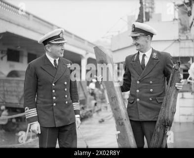 BRITISH DESTROYER LAFOREY RAMS E-BOAT IN MEDITERRANEAN. 3 TO 5 MAY 1943 ...