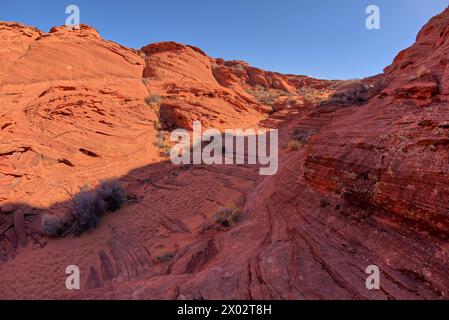 The pathway into a spur canyon just north of the main overlook of ...