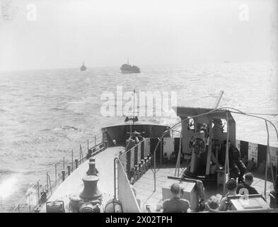 On board HMS Queen Emma en route for Normandy, France, D-Day, June 1944 ...