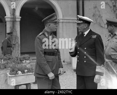 LORD GORT TAKES OVER FROM LIEUTENANT GENERAL SIR CLIVE LIDELL, THE ...