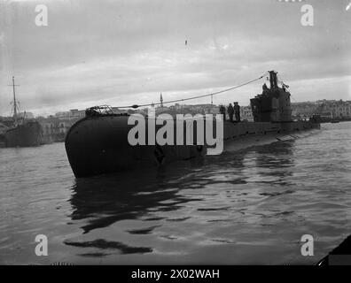HM Submarine Parthian of Britain's Submarine Service arrived in Beirut ...