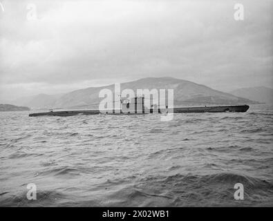 INTERIOR OF HM SUBMARINE GRAPH, CAPTURED GERMAN U-BOAT (U570). OCTOBER ...